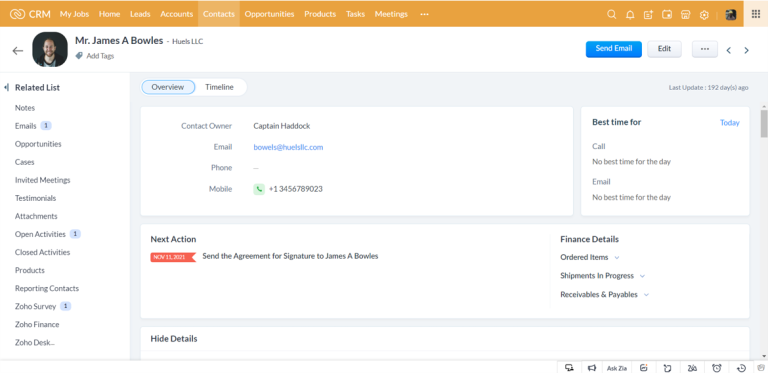 Leads, Contacts. Accounts, Deals (B2B and B2C) In Zoho CRM