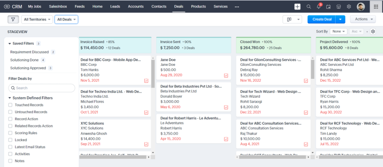 What Are Deals And How To Manage Them In Zoho CRM?
