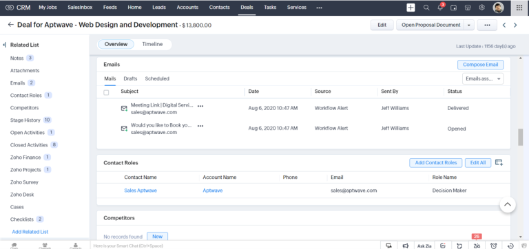 What Are Deals And How To Manage Them In Zoho CRM?