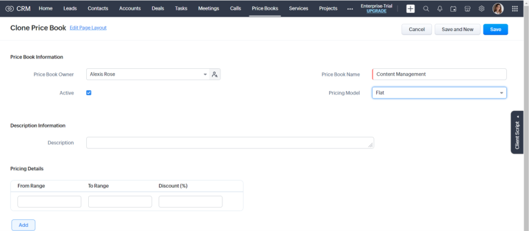 How To Create Price Books And Use Them On Zoho CRM?