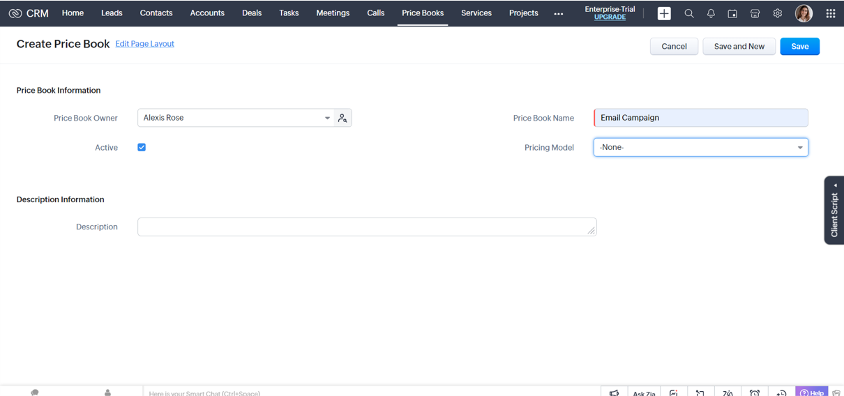 How To Create Price Books And Use Them On Zoho CRM?