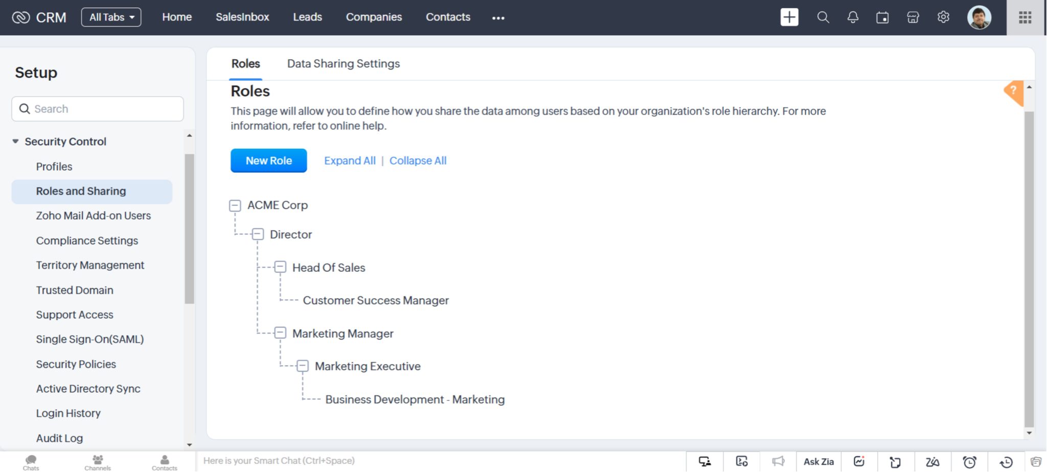 How to Manage Data Sharing in Zoho CRM