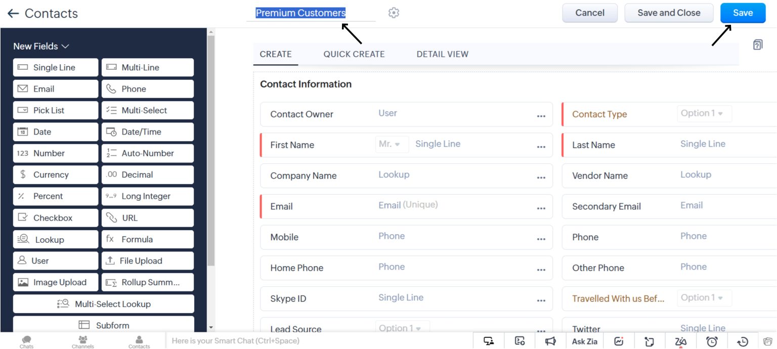 How to Create Custom Fields and Layouts in Zoho CRM