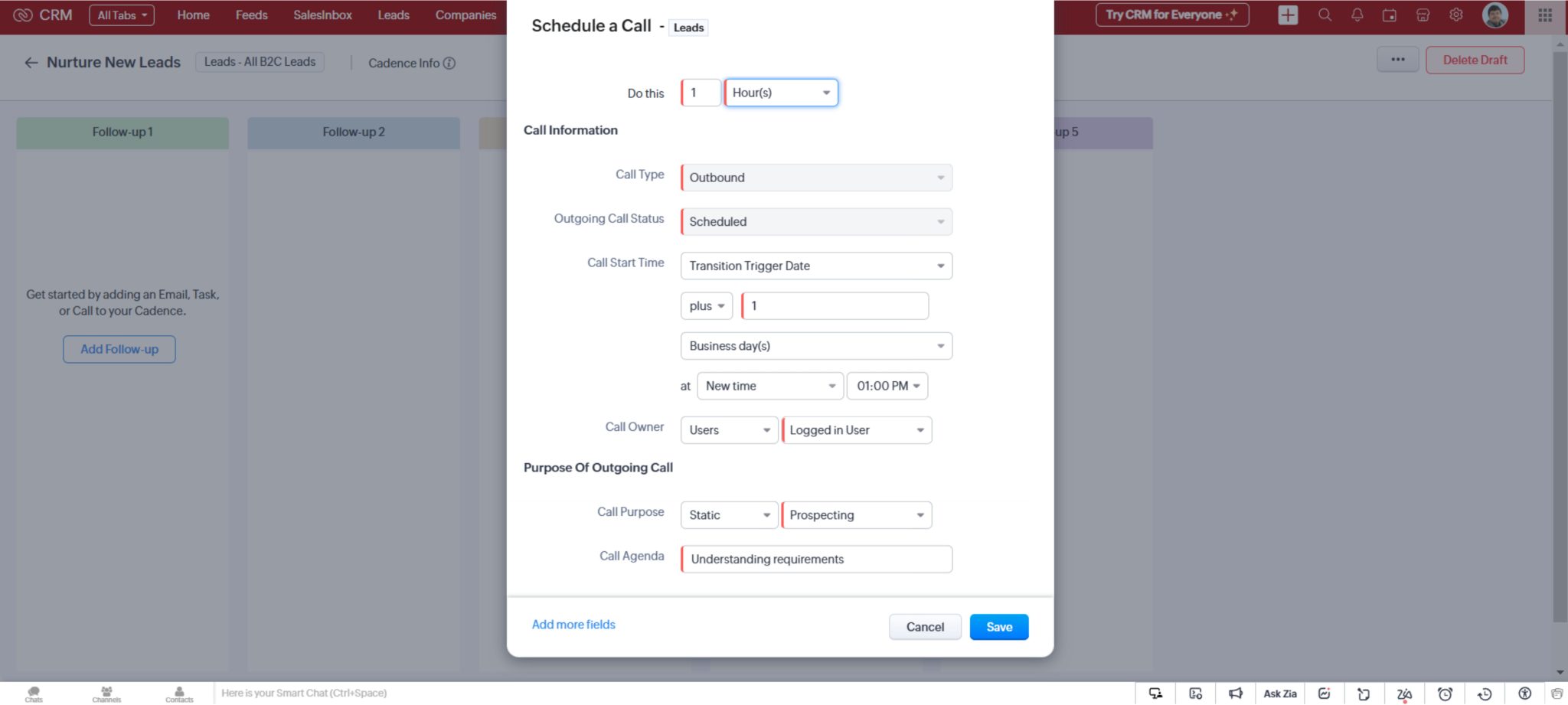 How to Setup Cadences in Zoho CRM